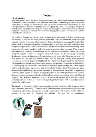 Ecological Footprint | PDF