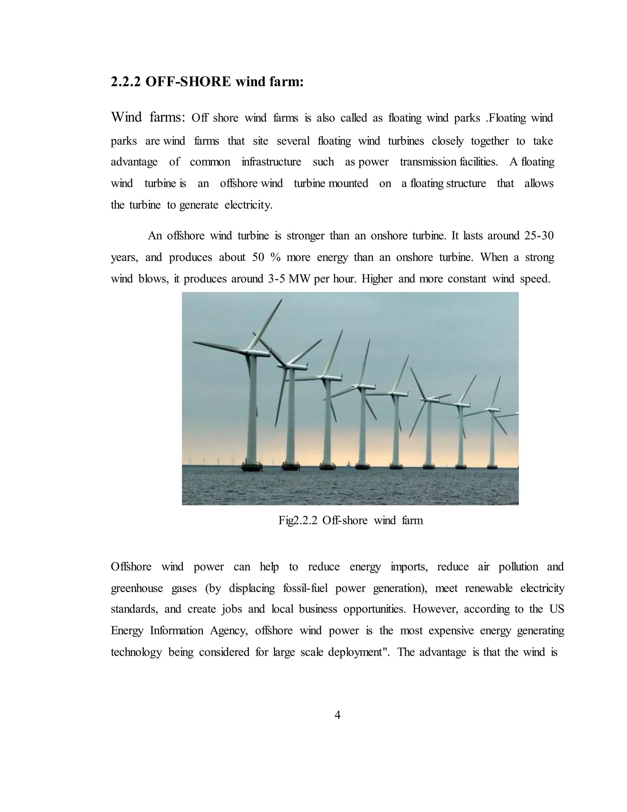Document--Different types of wind farms. | DOCX
