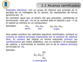 Nomenclatura de hidrocarburos | PDF