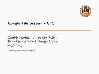 The Google File System | PDF