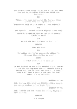 The Office Job Teaser Trailer Script | DOCX