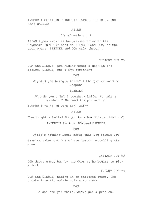 The Office Job Teaser Trailer Script | DOCX