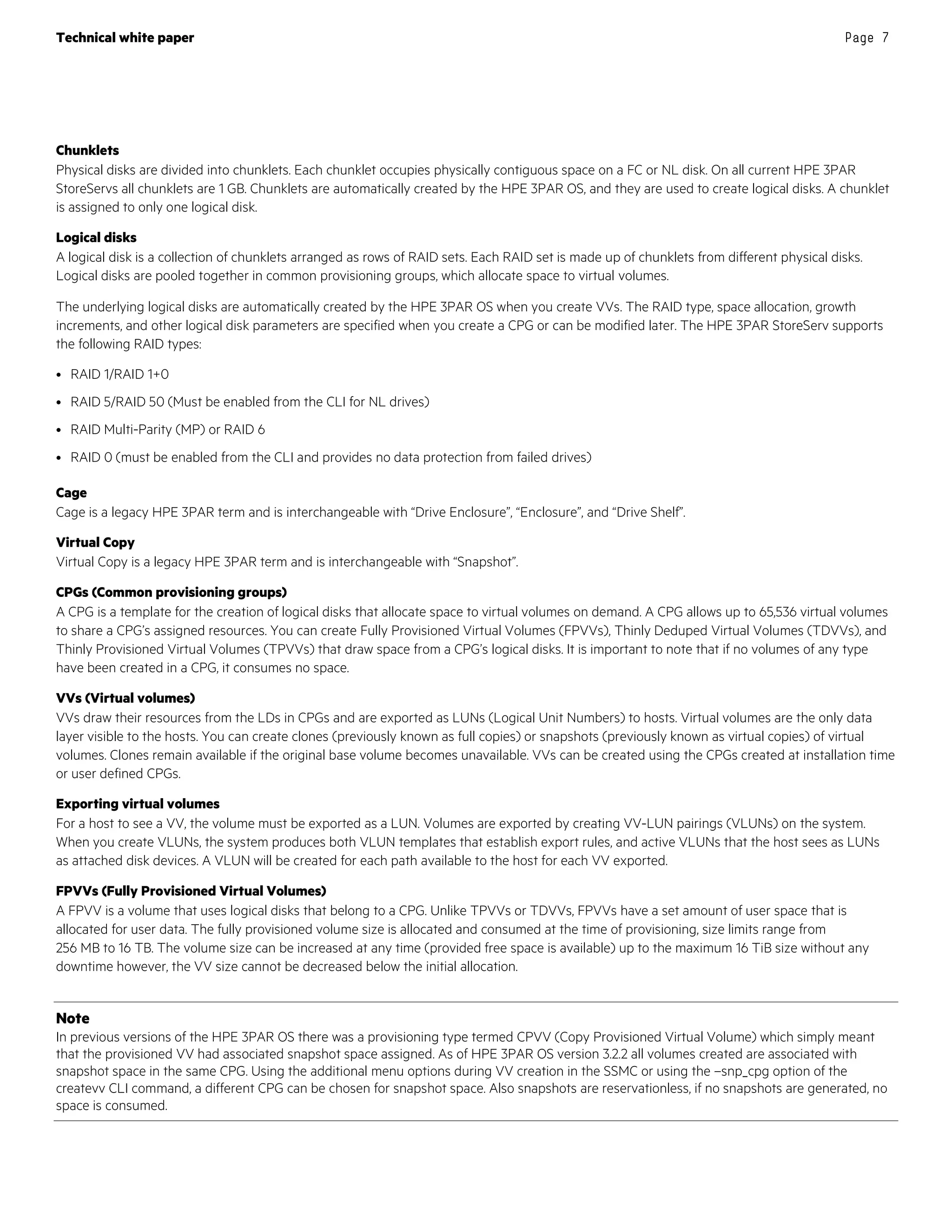 HP3 PAR StoreServ - Storage Best Pratices | PDF