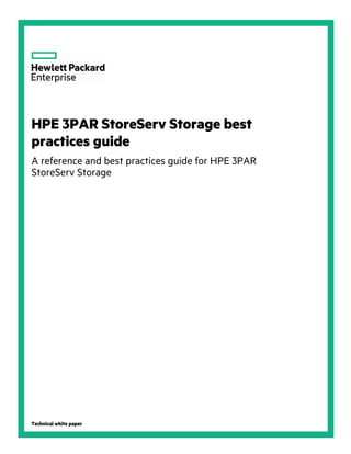 HP3 PAR StoreServ - Storage Best Pratices | PDF