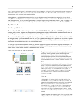 Gamification Strategies in a Hybrid Exemplary College Course | PDF