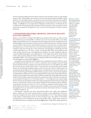 Mapping Sea-Level Change inTime, Space, and Probability | PDF