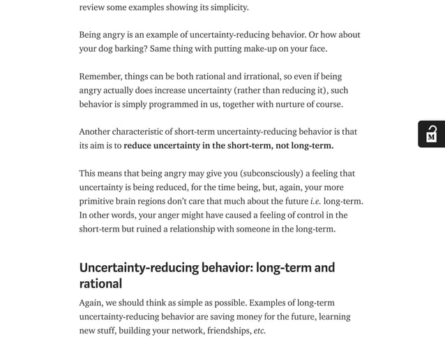 Uncertainty-Reducing Behavior: What It Is and How To Deal With It The ...