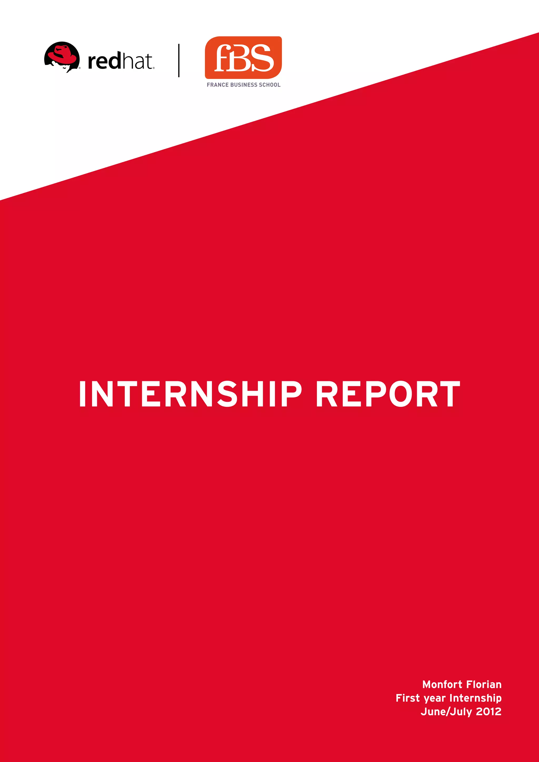 Red Hat Internship report | PDF | Operating Systems | Computer Software and Applications