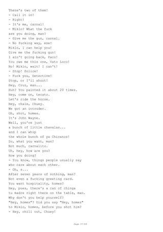 Blood In Blood Out Cruzito Quotes