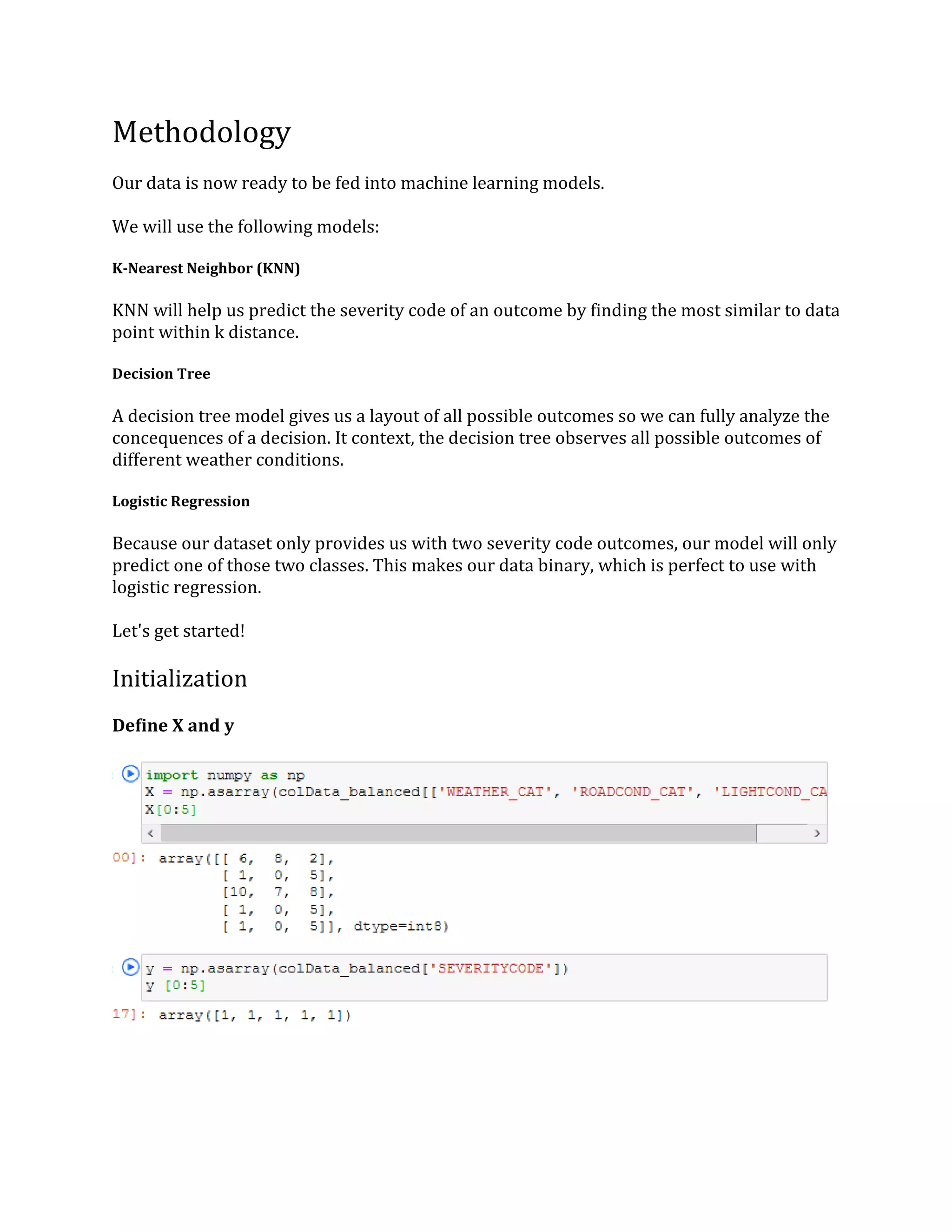 Car Accident Severity Report | PDF