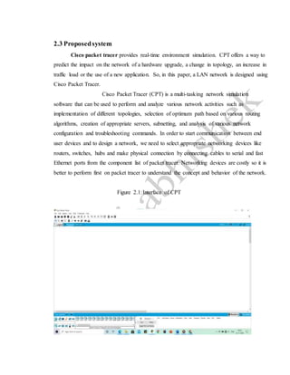 Design and Simulation of Local Area Network Using Cisco Packet Tracer | DOCX