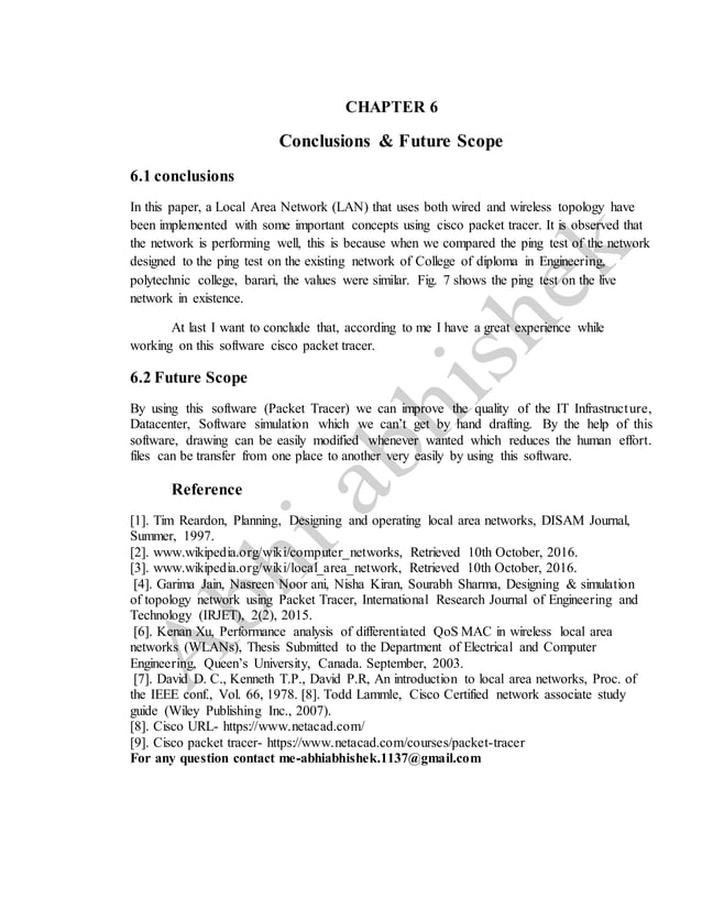 Design and Simulation of Local Area Network Using Cisco Packet Tracer ...