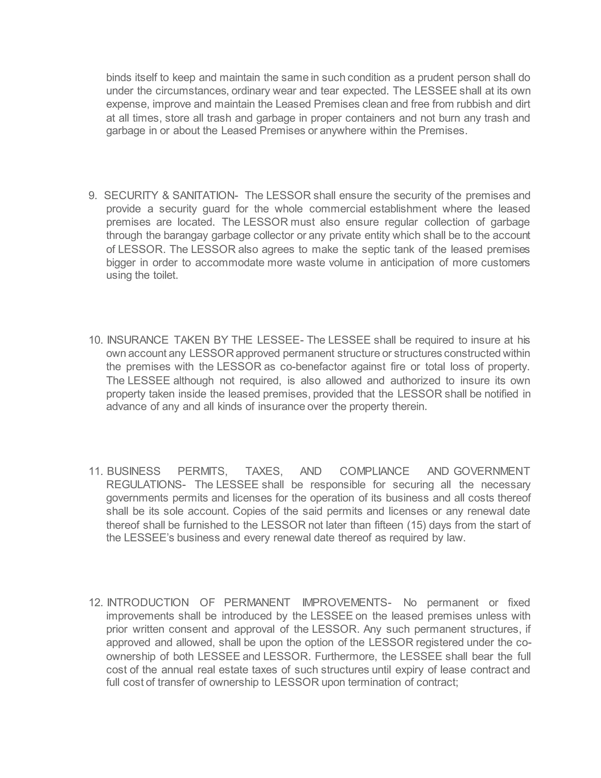 Document test template | DOCX | Real Estate Renting and Leasing | Real ...