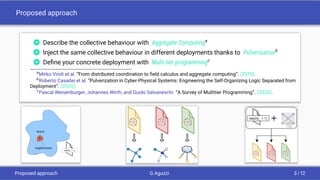 eCAS 2021: Towards Pulverised Architectures for Collective Adaptive Systems through Multi-tier ...