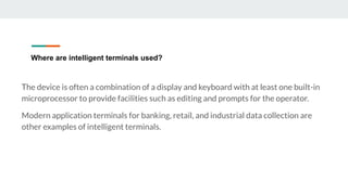 Smart and Intelligent Terminal | PDF