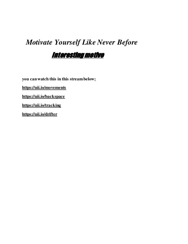 MOTIVATIONAL GUIDE | DOCX