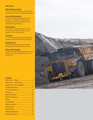 CAT 797 Brochure | PDF | Performance Cars | Auto Type