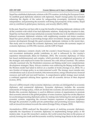 Economic diplomacy.pdf | Political Issues & policy | Politics