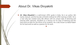 Dr. Vikas Divyakirti – Master of Masters | DOC