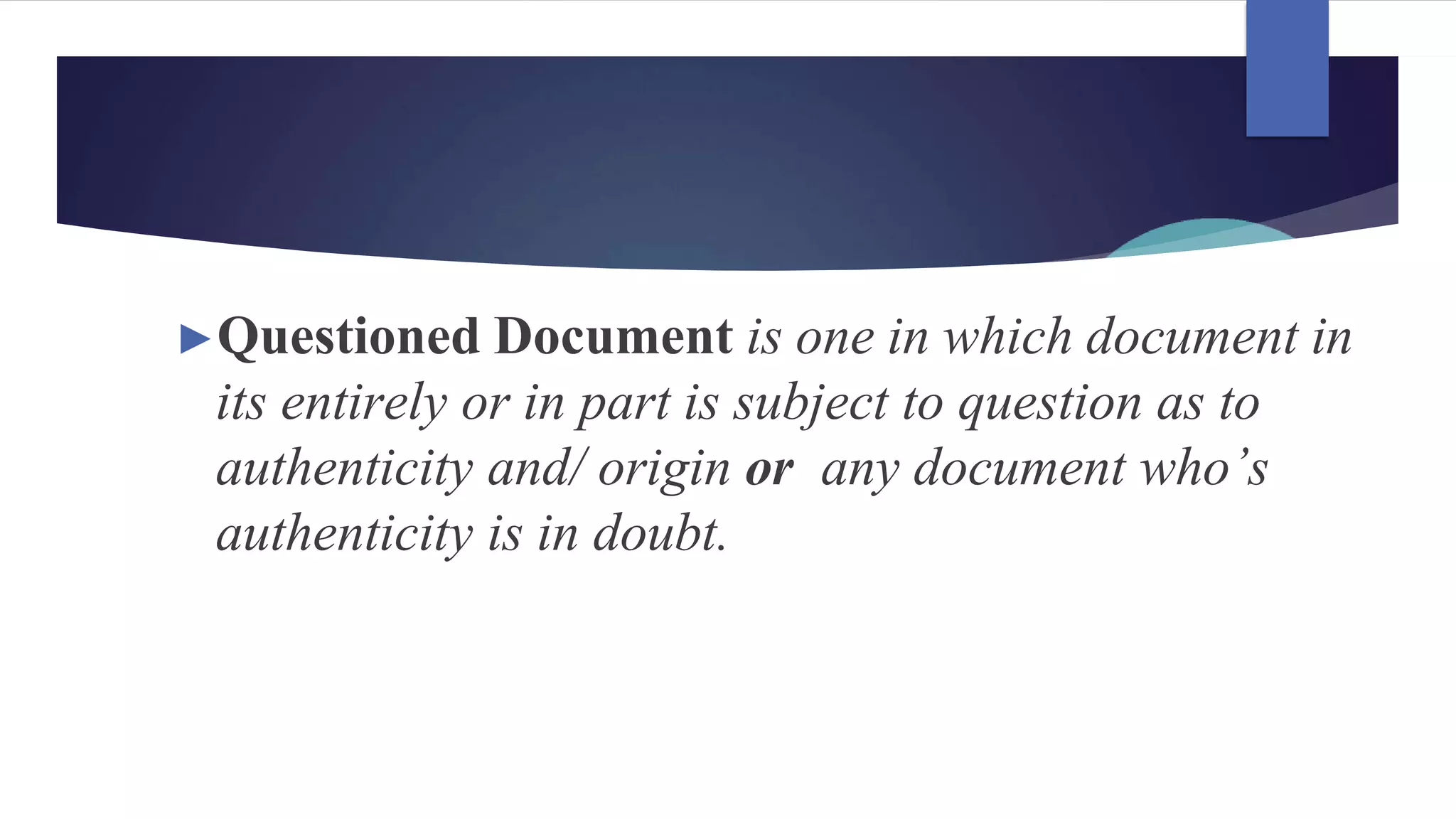 Questioned Document.pptx
