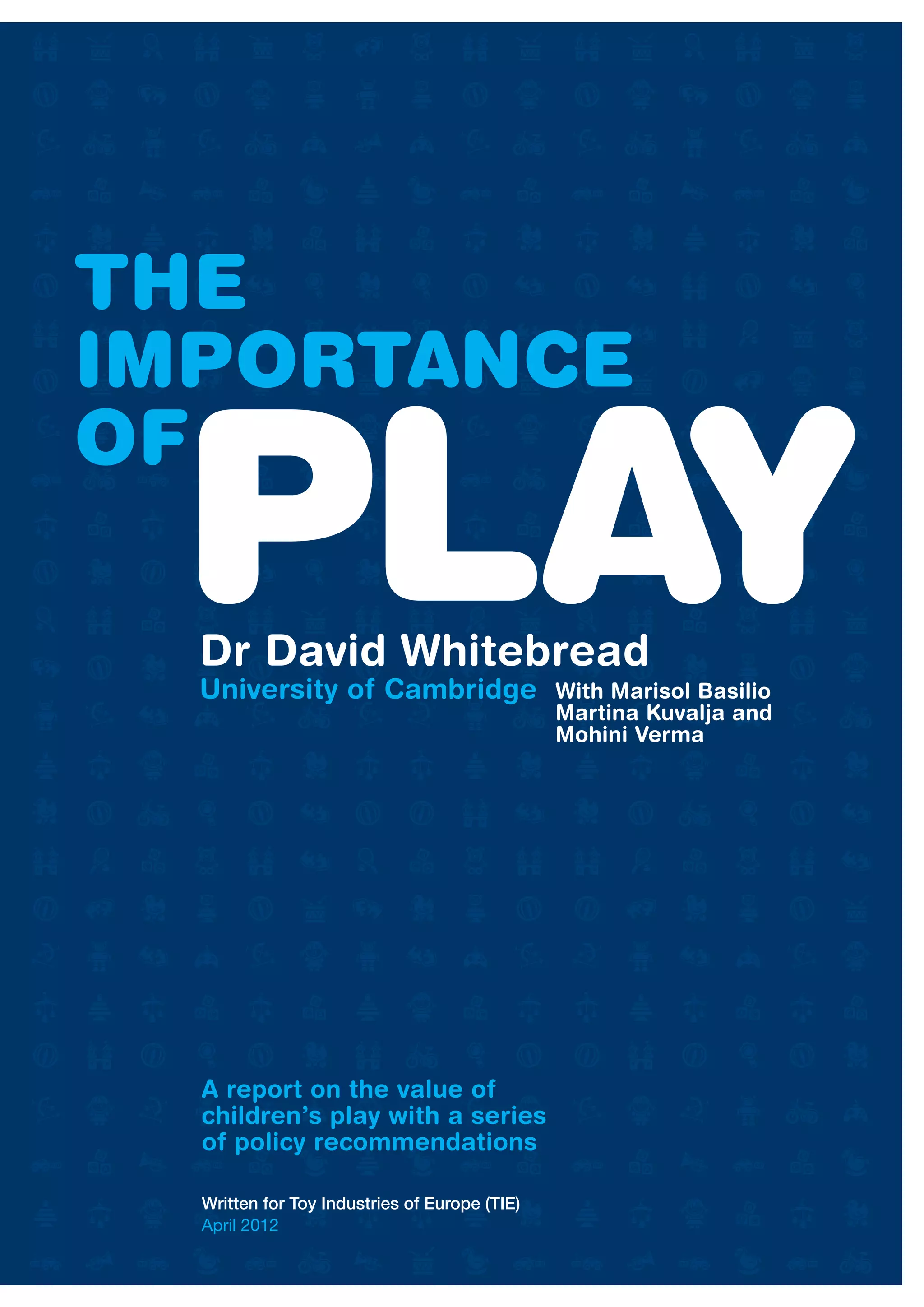 THE IMPORTANCE OF PLAY | PDF