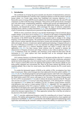 adaptive load frequency control of microgrid | PDF