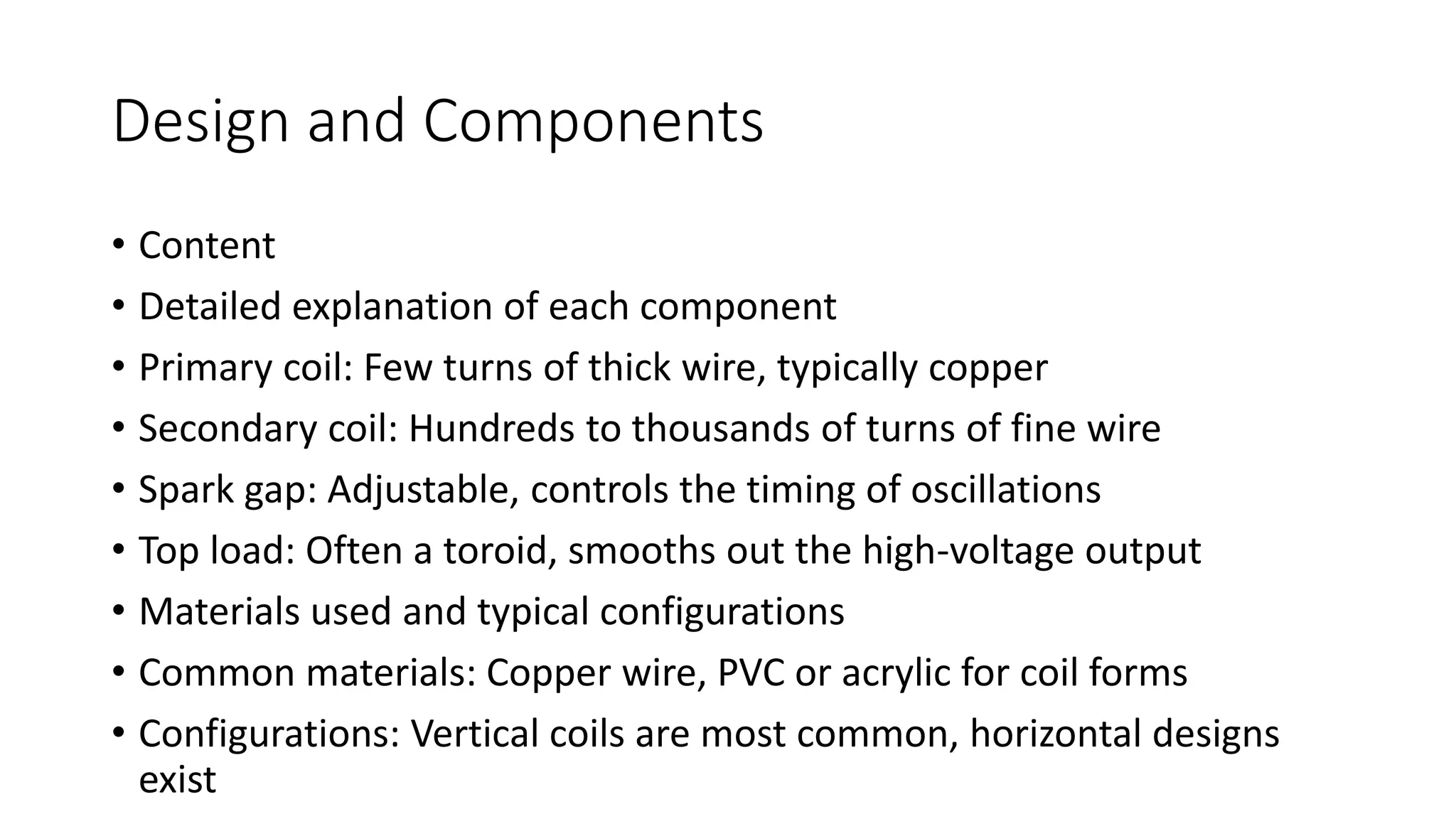 TESLA COIL INFORMATION AND SCIENCE BEHIND TESLA COIL | PPTX