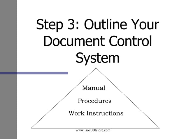 Document Control