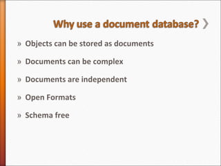 Document Databases & RavenDB | PPT