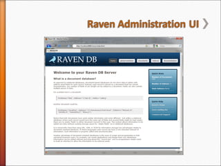 Document Databases & RavenDB | PPT