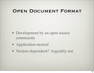 Document Format Presentation | PDF