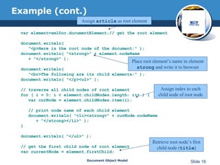 Document Object Model | PPT