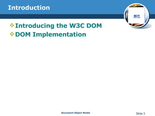 Document Object Model | PPT