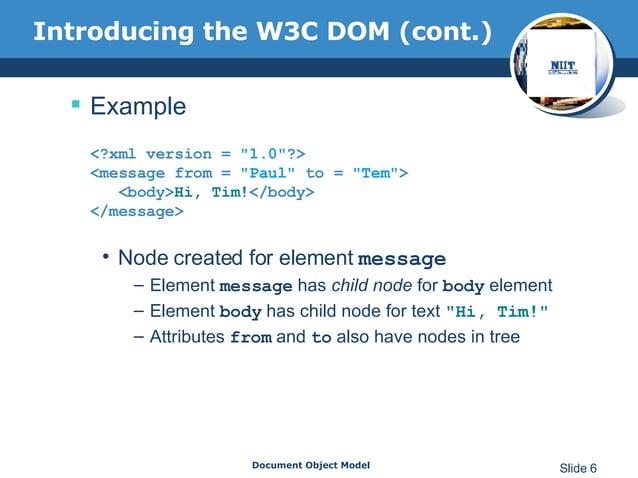Document Object Model | PPT