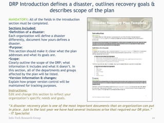 Document the drp now | PPT