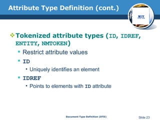 Document Type Definition | PPT
