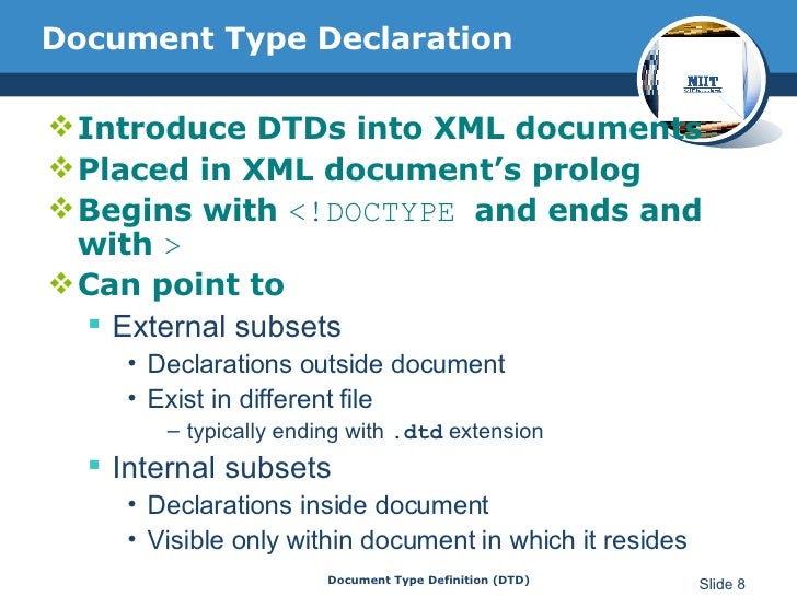 Document Type Definition document-type-definition