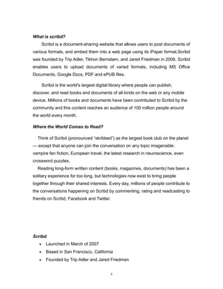 Document 1 | DOC | Data Storage and Warehousing | Computing