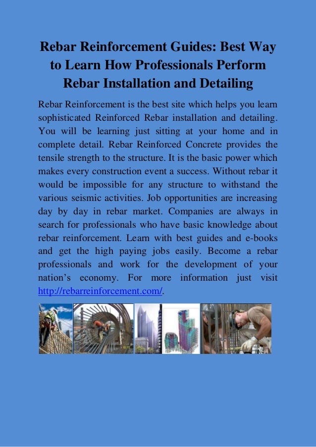 Document1Rebar Reinforcement Guides: Best Way to Learn How ...