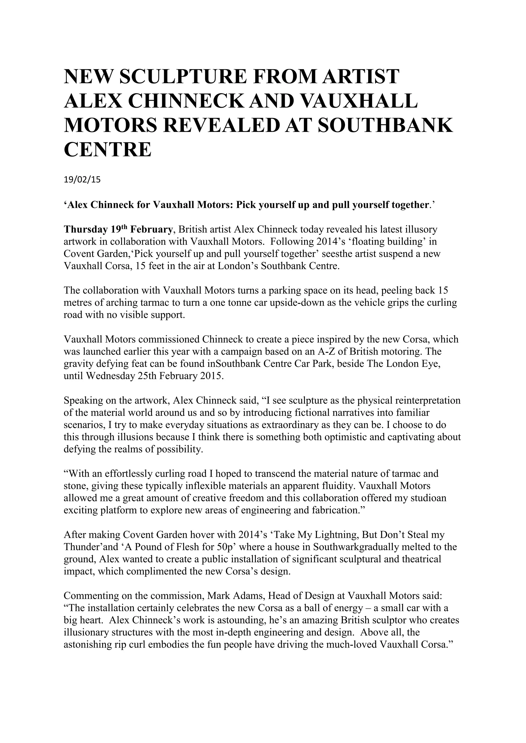 Upside down car structure from Vauxhall | PDF | Painting | Arts and Crafts