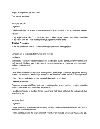 Script for powerpoint learning aim d | PDF