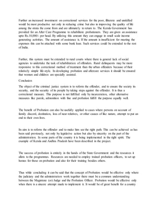 provation of offender act and crpc | DOCX