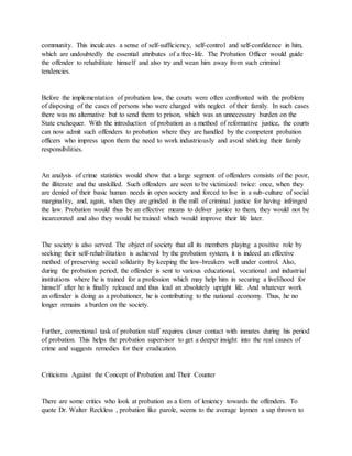 provation of offender act and crpc | DOCX