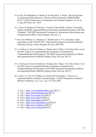 Augmented Reality Report by Singhan Ganguly | PDF