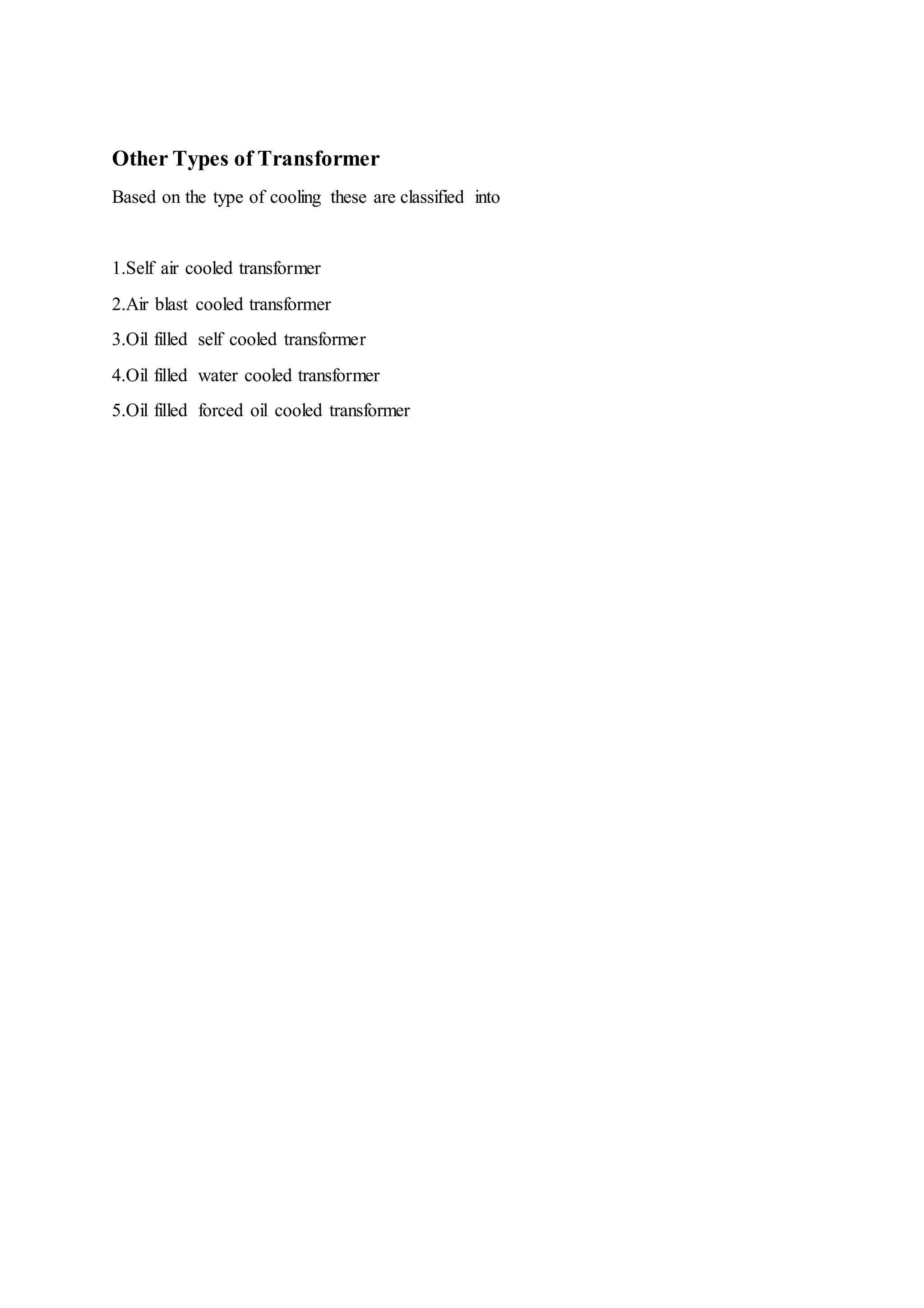 Presentation report of transformer | DOCX
