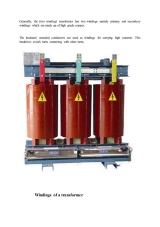 Presentation report of transformer | DOCX