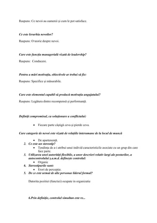 Intrebări management | PDF