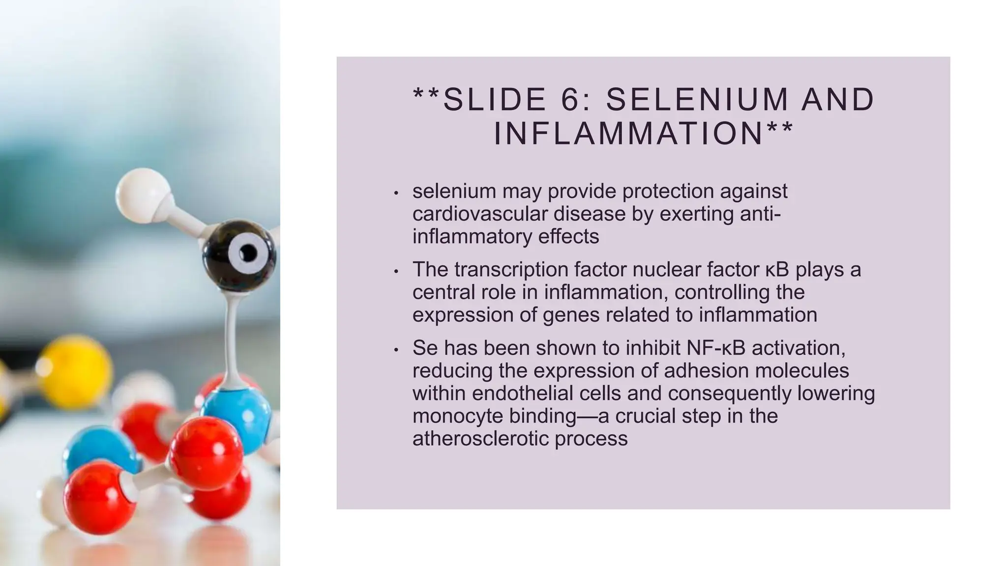 Selenium as a nutritional factor for human beings | PPTX