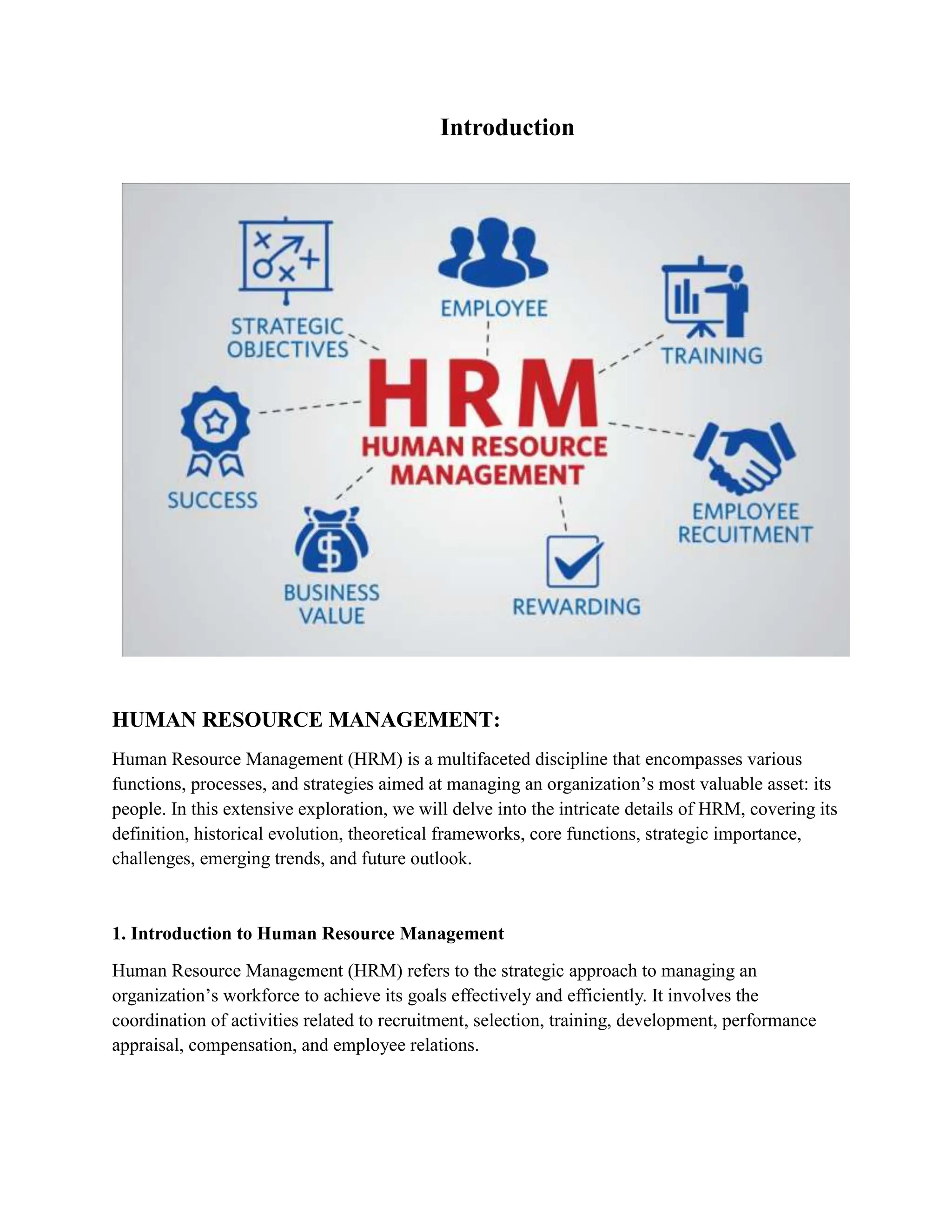 Human resource management project in detail | DOCX