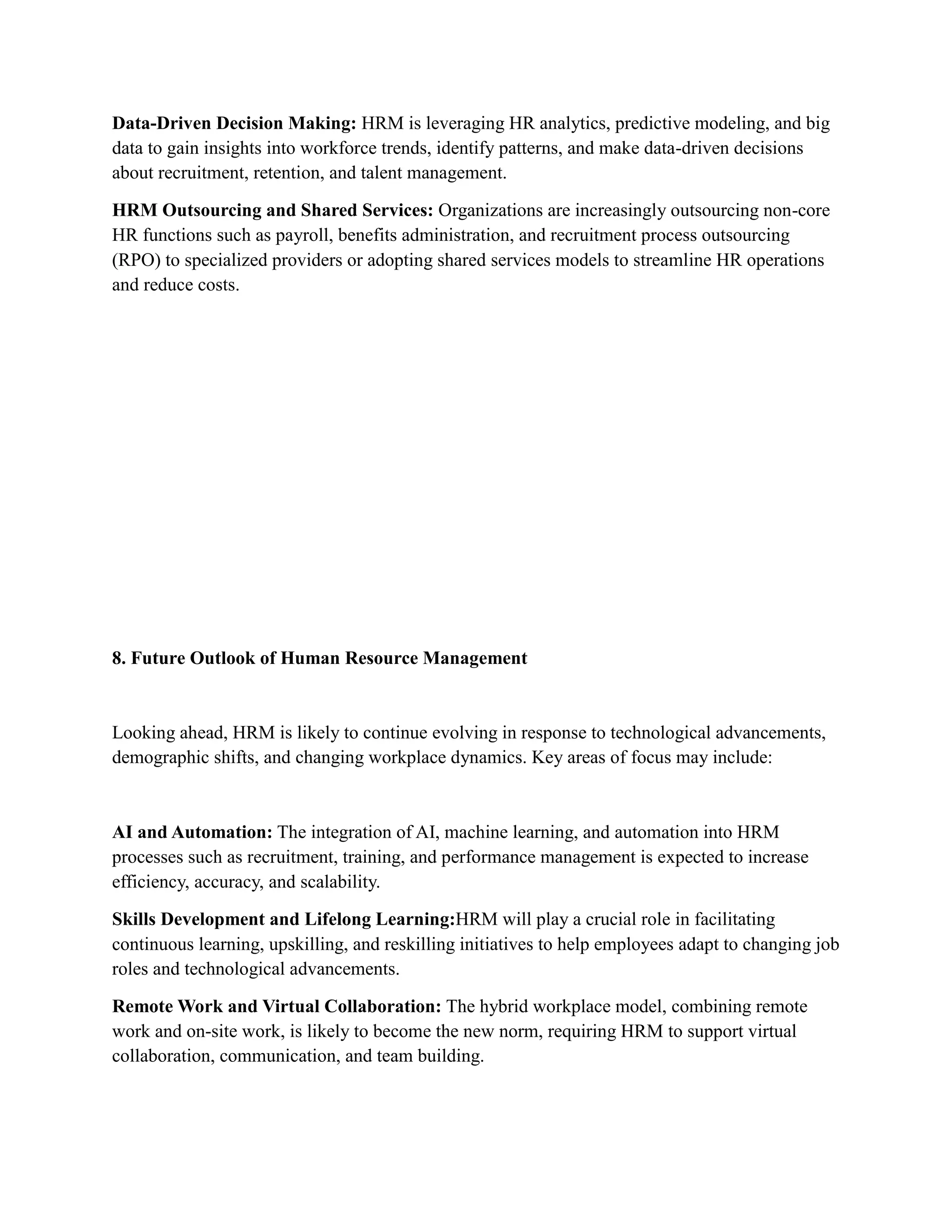 Human resource management project in detail | DOCX